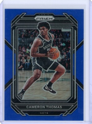 2022-23 Prizm Cameron Thomas RC Blue Prizm 71/199 | eBay