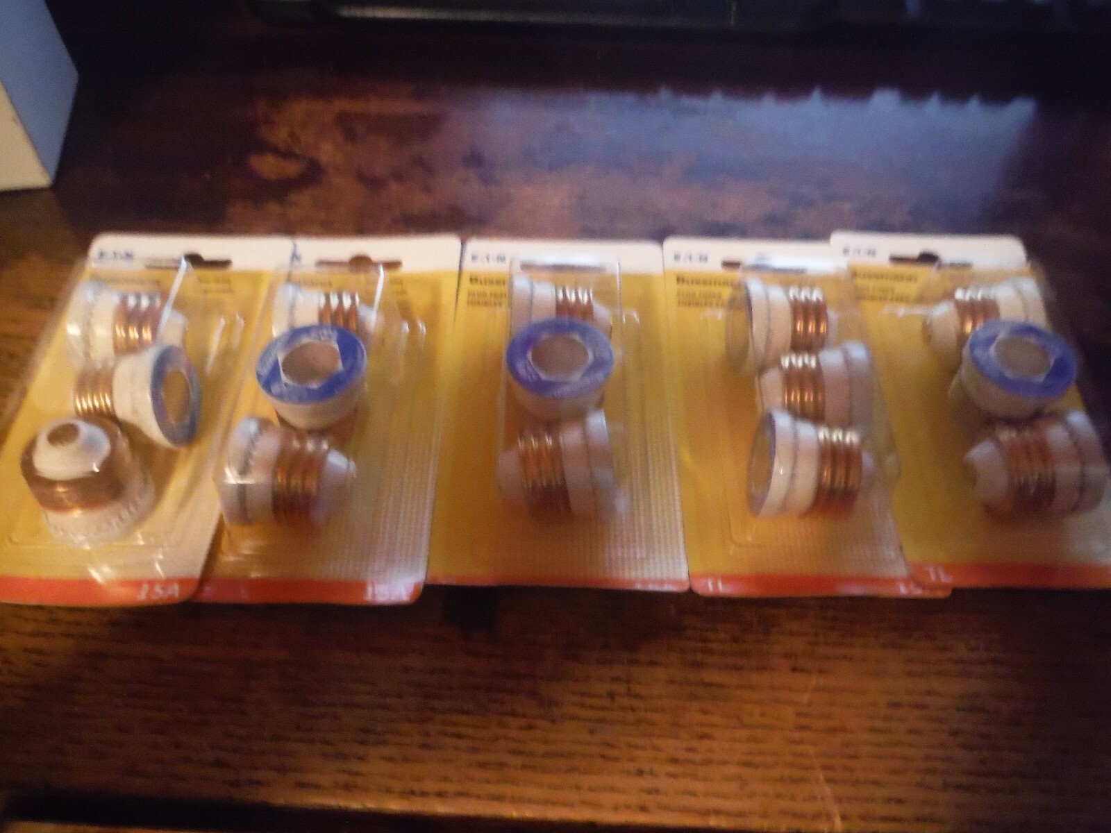 New (Lot of 5 Packs) Cooper Bussmann 15A Time Delay Plug Fuse BP/TL-15 ...