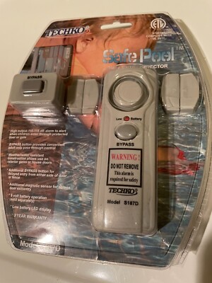 TECHKO S187D SAFE POOL ALARM DETECTION slightly used | eBay