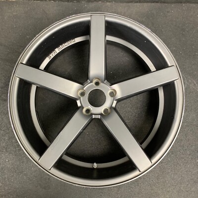 STR Racing 607 22x9 et30 5x120 Matte Gunmetal Wheel Rim HB72.6 BS6.25in ...
