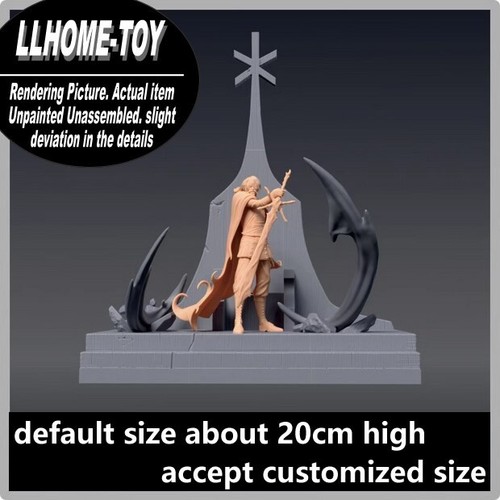 Anime BL Yhwach church Sword Standing Resin 3D Print GK Figure DIY ...