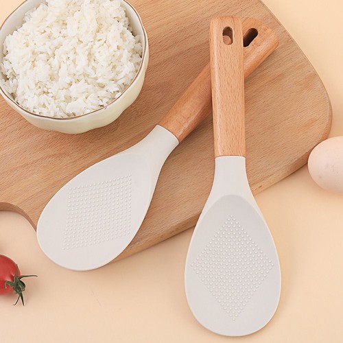 Heat Resistant Paddle Silicone Rice Spatula Sushi Kitchen | eBay