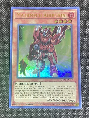 YuGiOh! - Mathmech Addition GFP2-EN117 Ultra Rare 1st Edition Near Mint ...