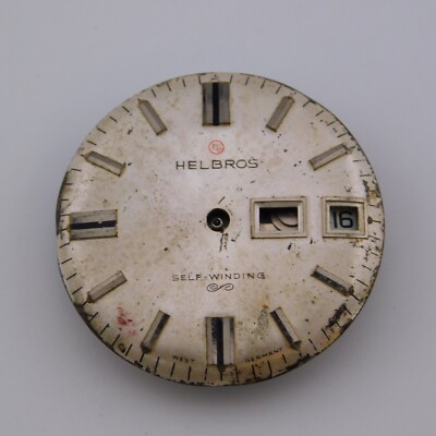 Vintage HELBROS Self-Winding 17 Jewels Wind-up Men's Watch Movement for ...