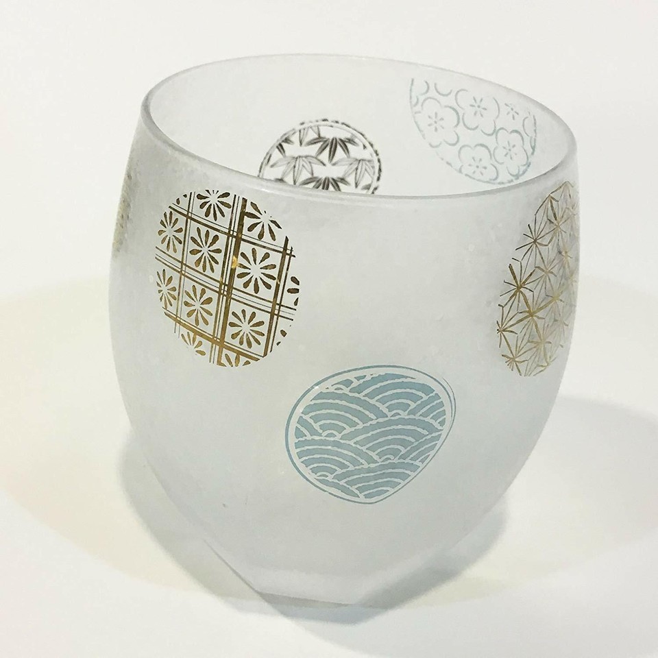 ADERIA Glassware Premium Marumon Round Pattern Old Rock Glass 345ml ...