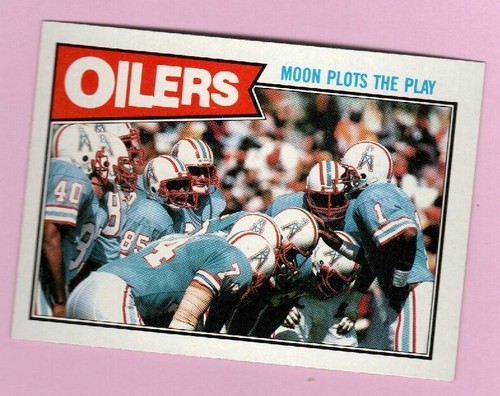 1987 Topps Football #306 Houston Oilers Team Card | eBay
