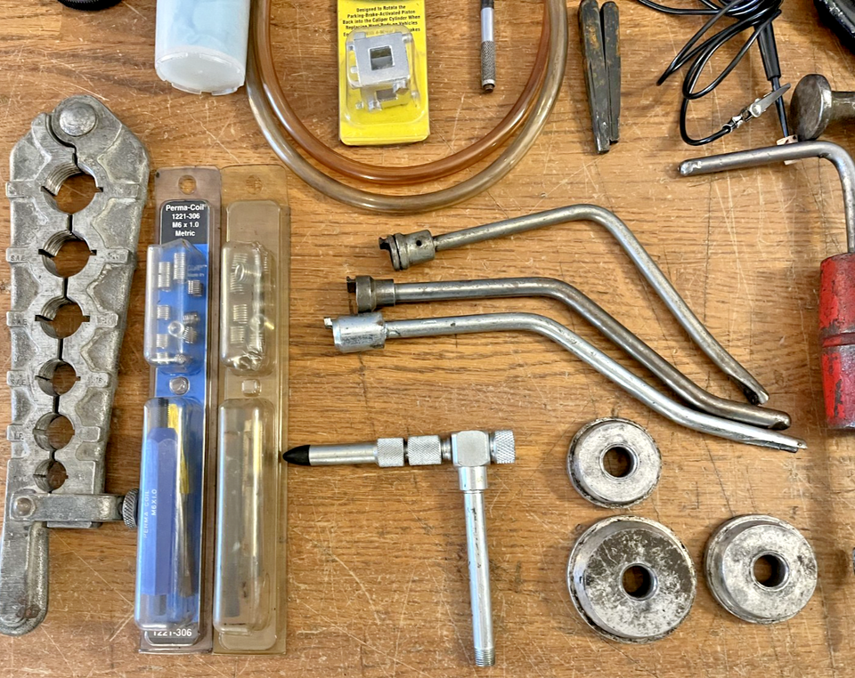 Large Lot of Mechanic Hand Tools - Brake Micrometer, Mityvac Vacuum ...
