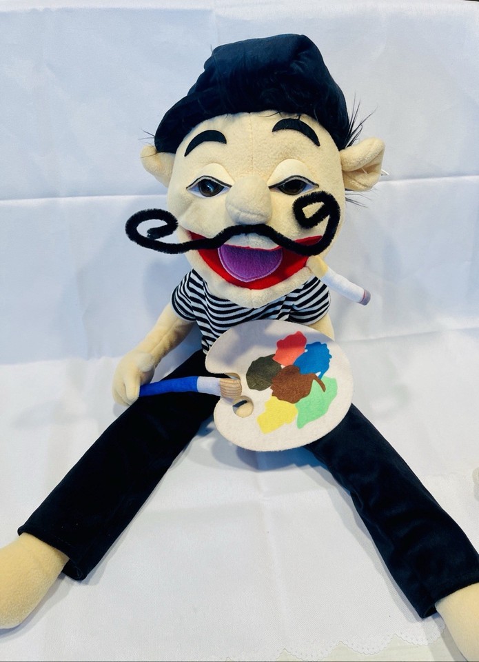 Jeffy’s Dad Puppet Jacques Pierre François Smoking French Painter W ...