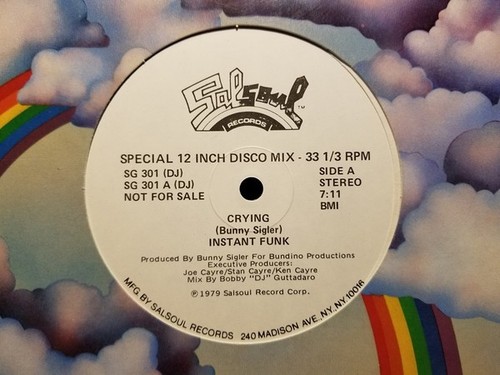 Instant Funk - Crying / Dark Vader READ DESCRIPTION (12", Single, Promo ...