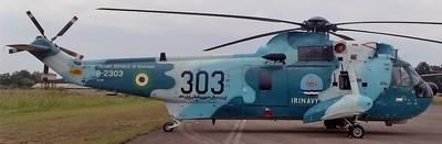 SH-3-D Sea King Iran Navy Sikorsky SH3 Helicopter Wood Model Replica ...