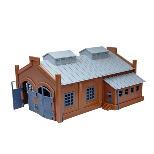 Outland Models Railroad Layout Locomotive Shed/Engine House (2-Stall ...
