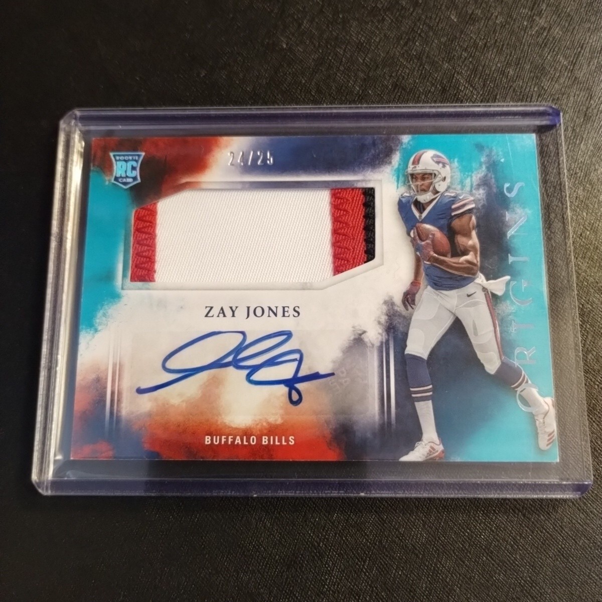 #24/25 Zay Jones Rookie Patch Auto 2017 Panini Origins Autograph ECU ...