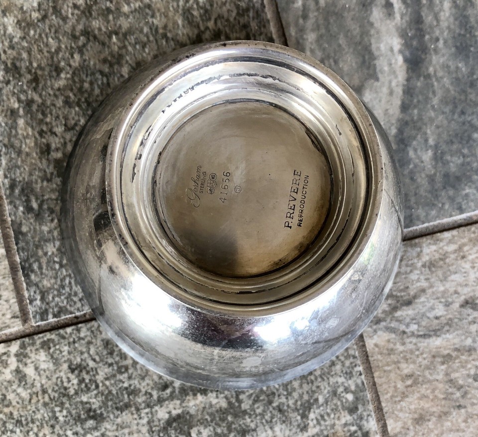Gorham Sterling Silver P. Revere Reproduction #41656 Bowl 136 Grams | eBay