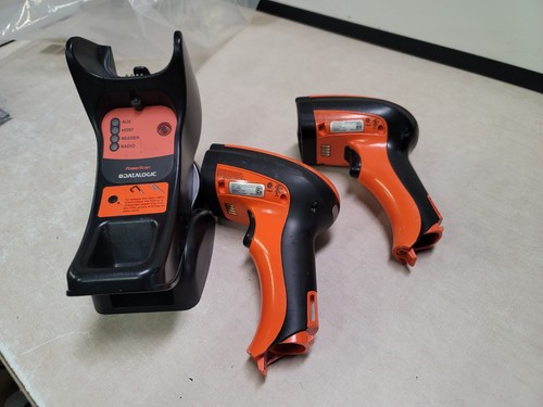 X2 Datalogic Powerscan PM9500 915MHz Handheld Scanner w/ BC9030 Charger ...