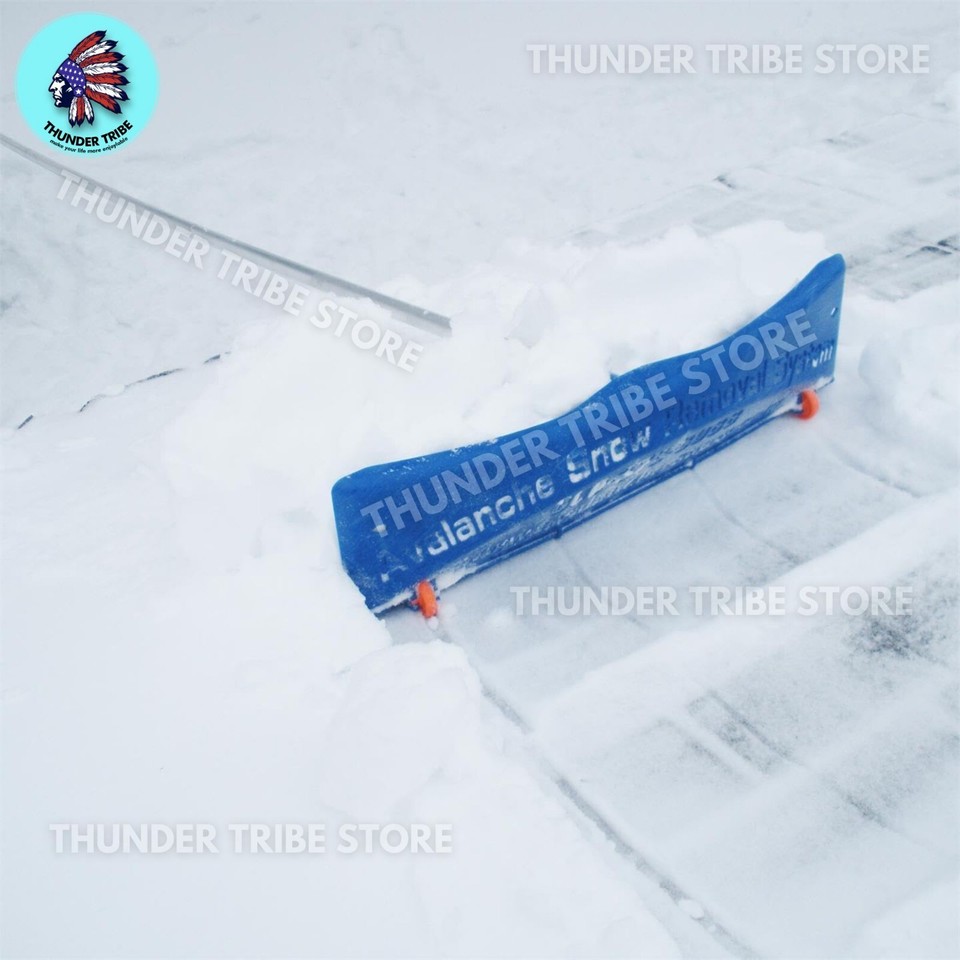 Lightweight Snow Roof Rake for Clear Snow Roof Remove Ice Dam Solar ...