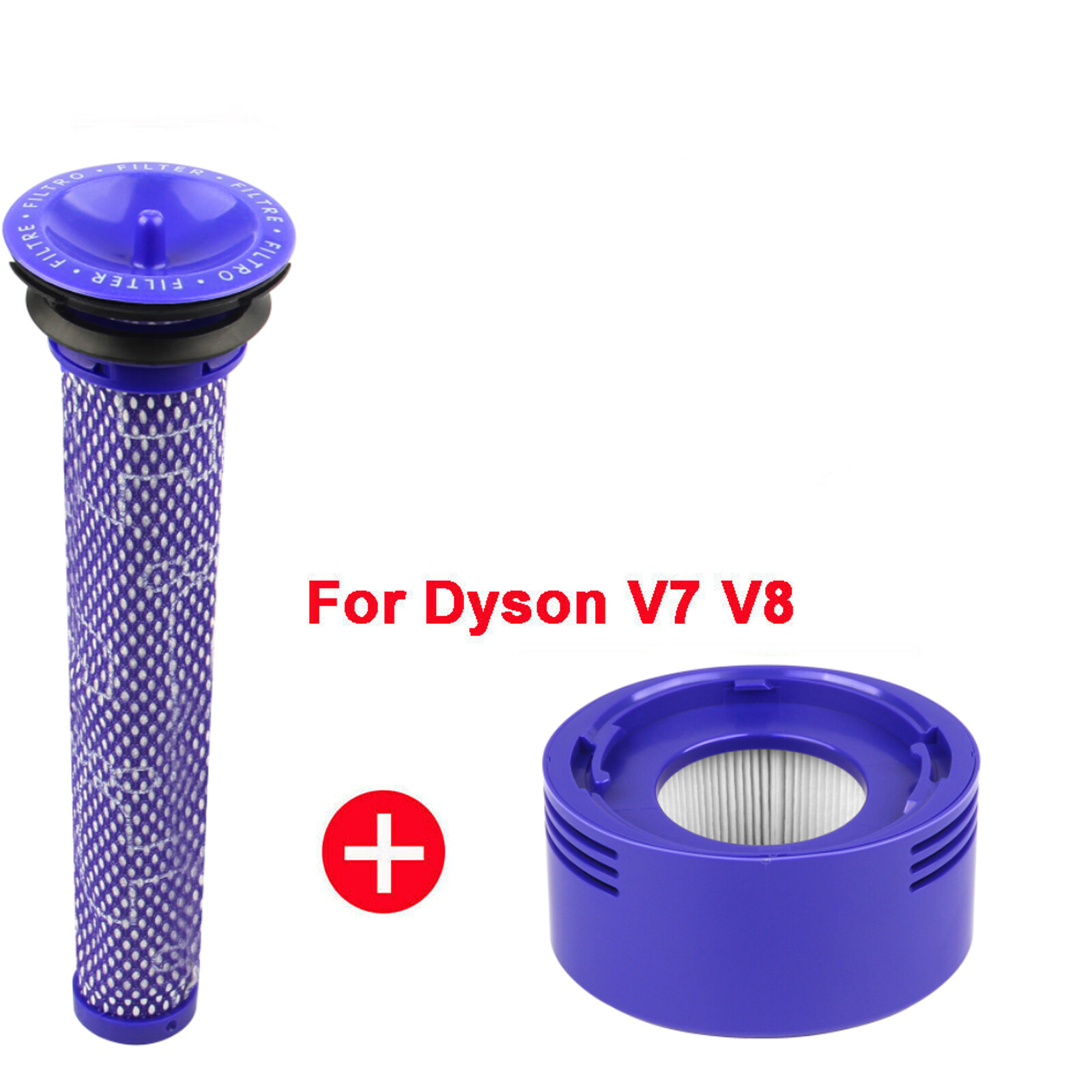 Pre & Post Filters Kits for DYSON V6 V7 V8 Vacuum Cleaner Replacement ...
