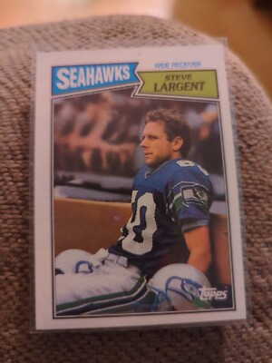 1987 Topps - #177 Steve Largent Seattle Seahawks | eBay