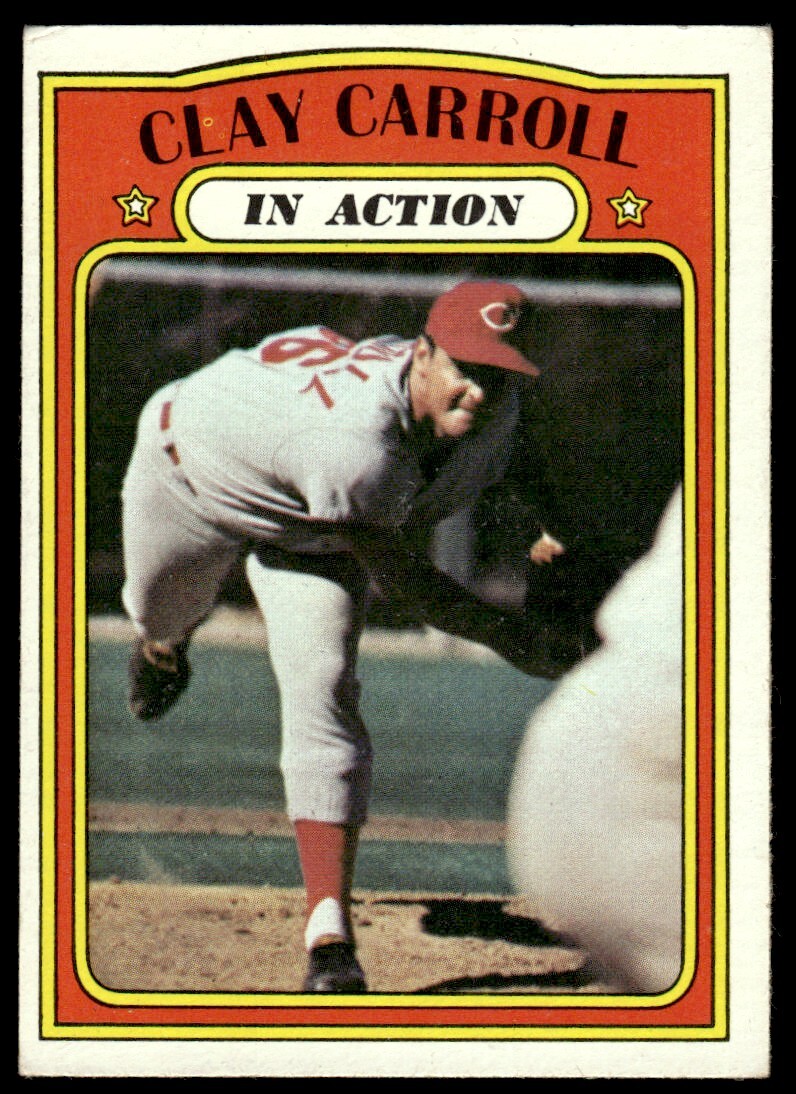1972 Topps Clay Carroll Cincinnati Reds #312 | eBay
