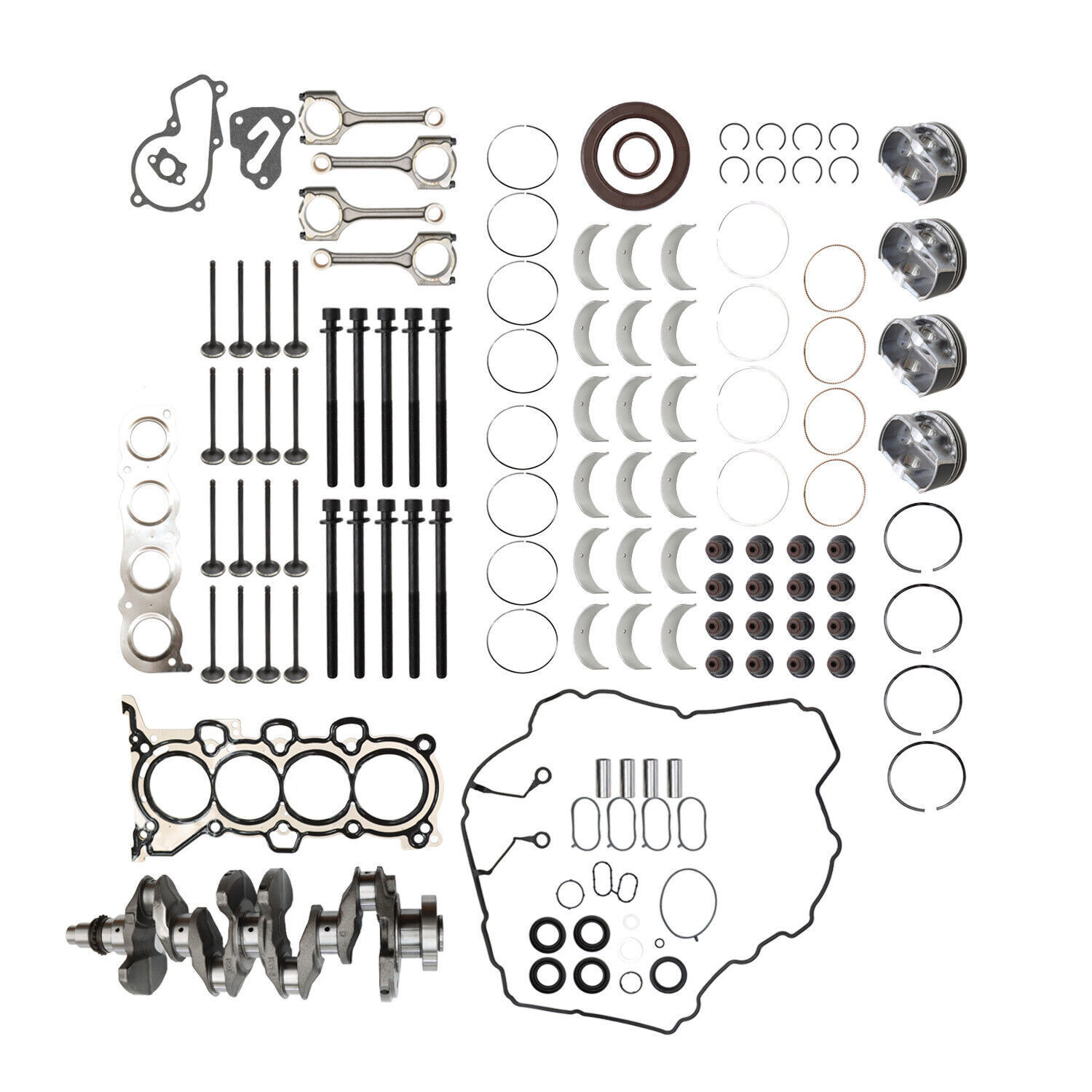 For Hyundai Kia G4NA 2.0L Engine Overhaul Rebuild Kit - Crankshaft Rod ...
