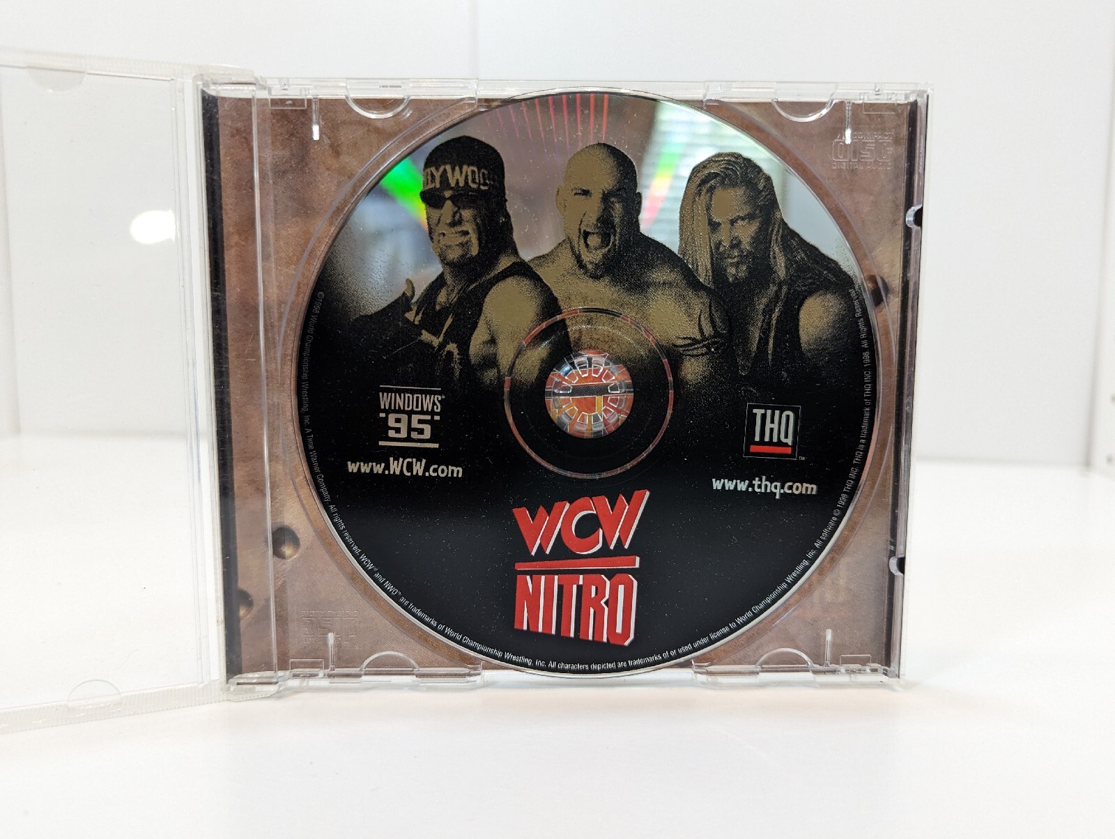 WCW Nitro - Windows 95 PC CD Rom Game Goldberg Hogan Nash Vintage nWo ...