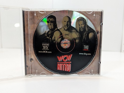 WCW Nitro - Windows 95 PC CD Rom Game Goldberg Hogan Nash Vintage nWo ...