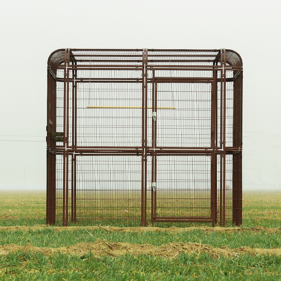 Large Walk in Aviary Bird Cage Parrot Macaw Flight Cage Finch Pet House ...