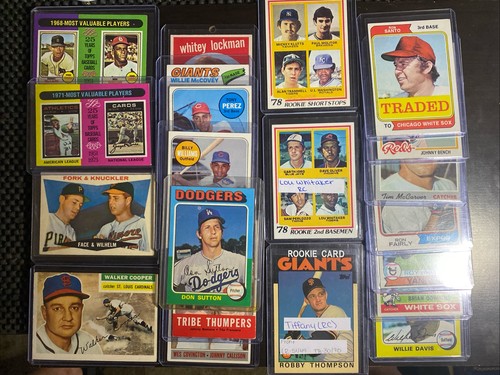 1950s - 86 Topps Baseball Cards Lot (21) NO COMMONS ONLY HOF An STARS ...