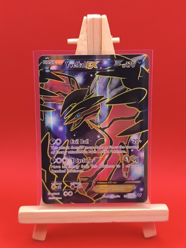 Yveltal EX 144/146 X & Y Base set Ultra Rare Full Art Holo Pokemon Card ...