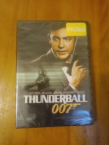THUNDERBALL 007 DVD 1965 Sean Connery as James Bond PROMO New Factory ...