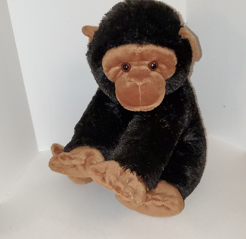 Aurora World Chuck the Chimpanzee Monkey Plush Stuffed Animal Realistic ...