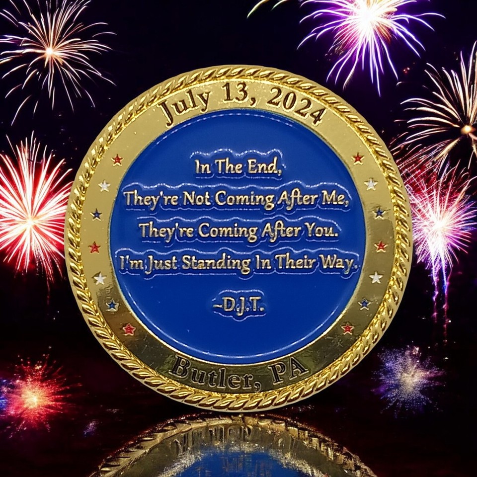 Donald Trump "Fight! Fight! Fight!" Challenge Coin | eBay