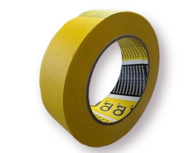 Q1 Premium Automotive Yellow Masking Tape (0.75" 12 Rolls 1 Sleeve ...