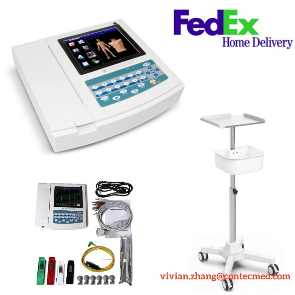 ECG1200G EKG Machine 12 channel Electrocardiograph 12 Lead Máquina de ...