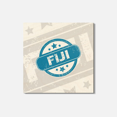 Fiji Grunge 4'' X 4'' Square Wooden Coaster | eBay