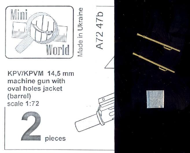 Mini World Models 1/72 KPV/KPVM TYPE 3 MACHINE GUN BARRELS with OVAL ...