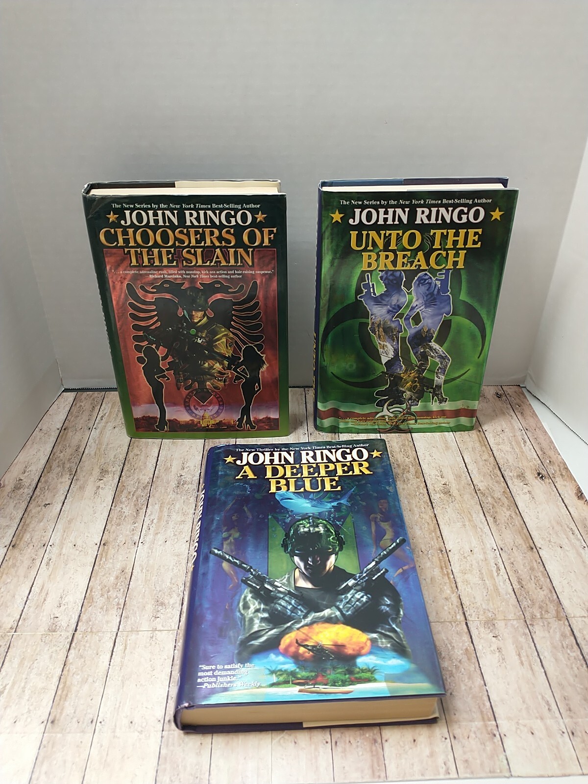 Lot of 3 John Ringo Hardcover Books Paladin of Shadows Series #3 #4 #5 ...