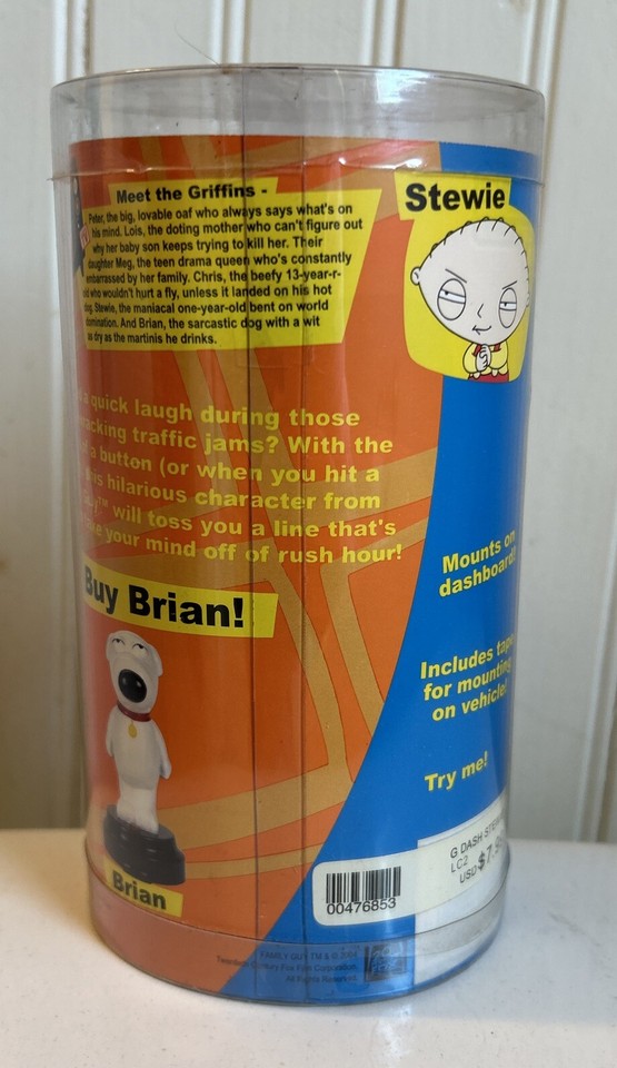 New Gemmy Stewie Talking Dashboard Action Figure from Family Guy ...