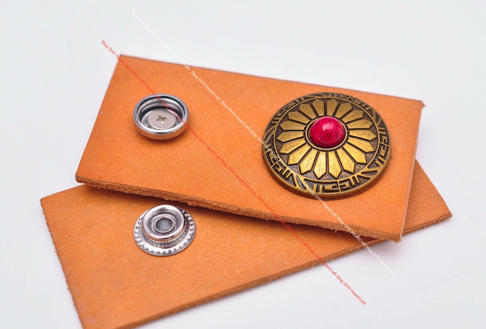 10X Brass Sun Flower Leathercraft Turquoise Concho Snap Button ...