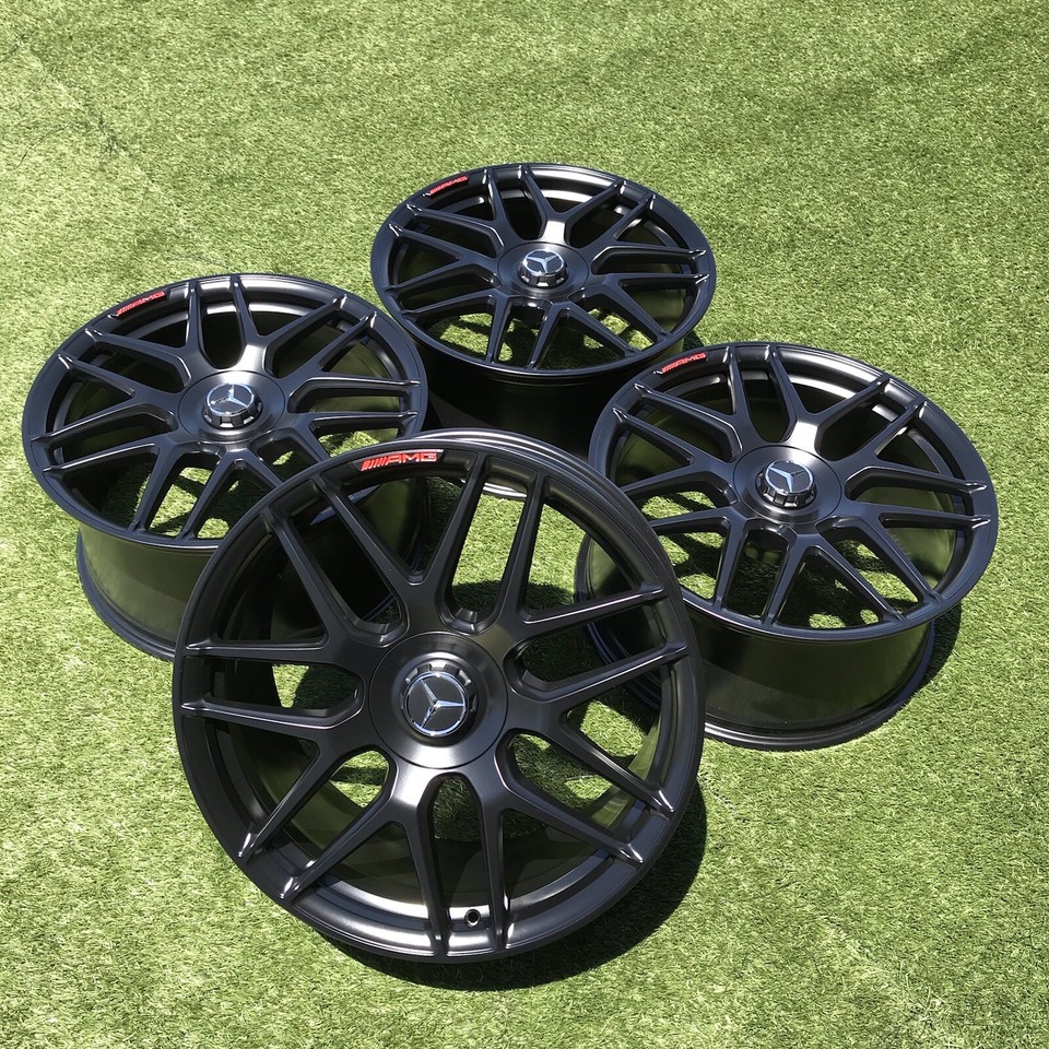 20" AMG E63 MERCEDES WHEELS RIMS OEM STOCK GENUINE E550 E450 E53 E63S ...