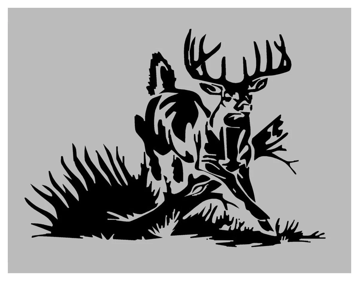 Whitetail Buck Stencil