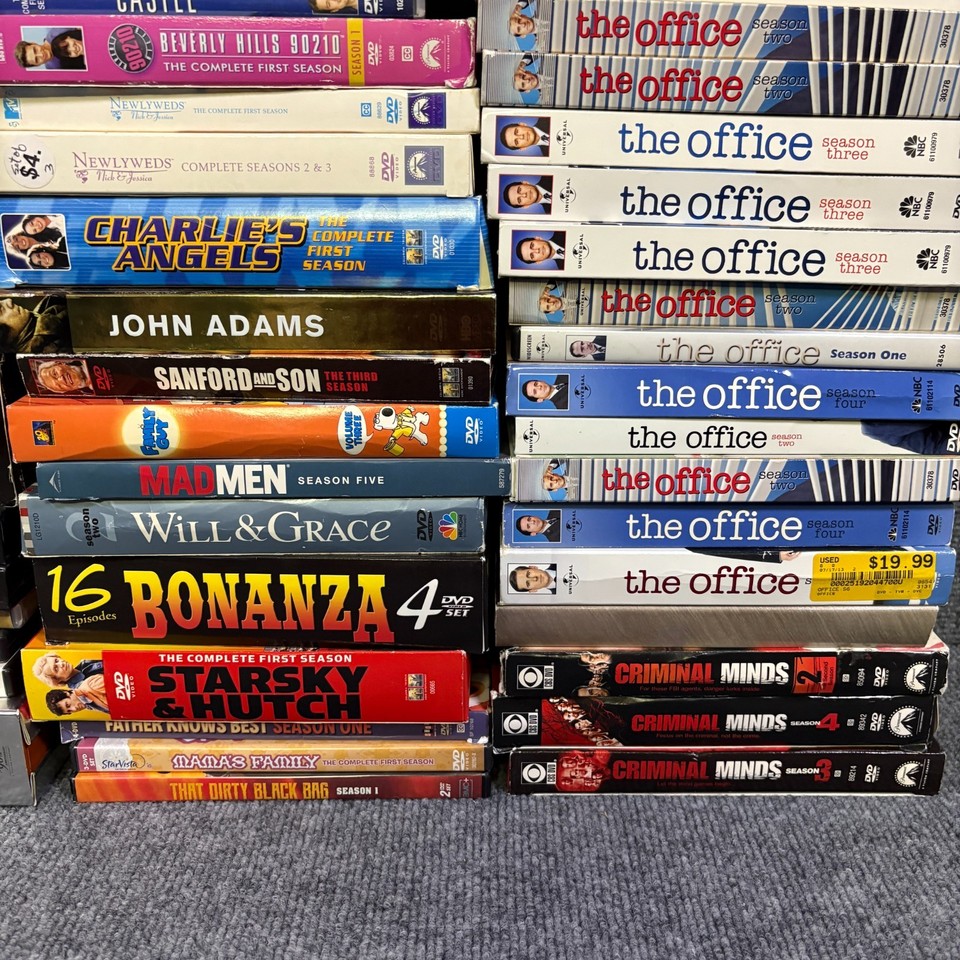 Huge Misc Lot Of Tv Series Dvds 80+ Seasons and Special Episode ...