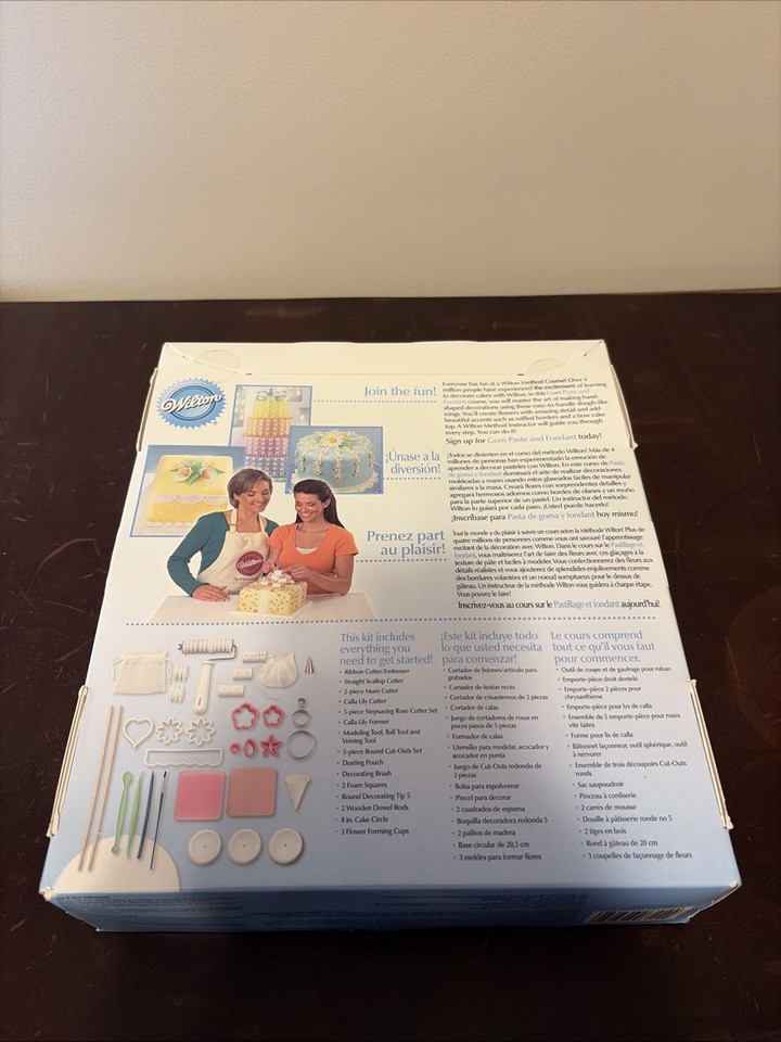 Wilton Lesson Plan Gum Paste And Fondant For Cake Decorating Course 3 ...