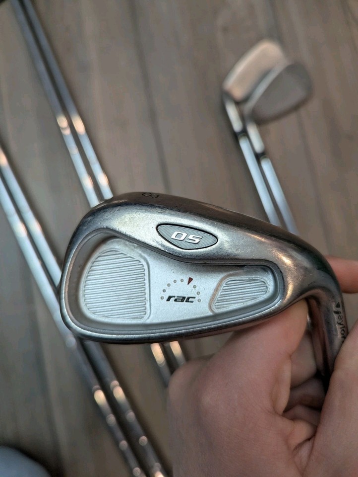 Taylormade rac OS Irons Set 3-PW Steel Shaft Regular Flex Right Handed ...