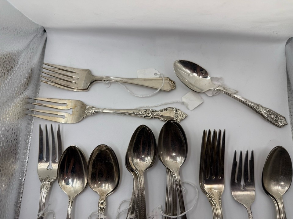 Sterling Silverware Lot Scrap 862.1 Grams | eBay