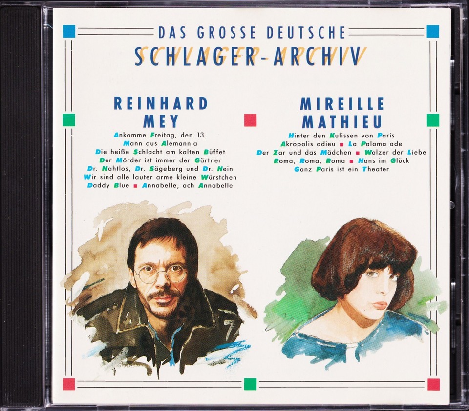 MIREILLE MATHIEU REINHARD MEY Very Rare German Club edit CD ''SCHLAGER ...