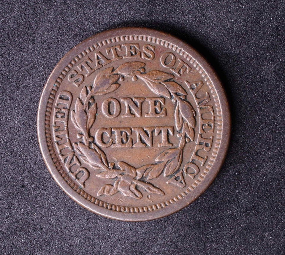 1846 Medium date variety Braided Hair Large Cent 1c cc4 | eBay