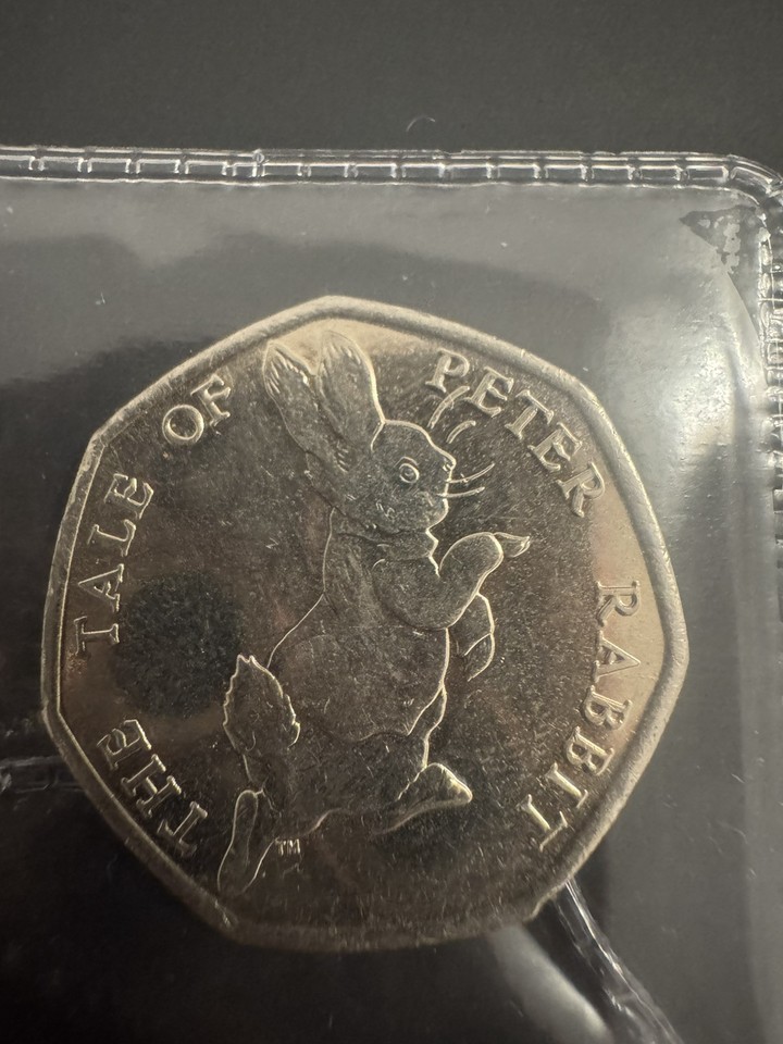 Extremely Rare Peter Rabbit 50p 2017 Coin 70%RSPCA | eBay