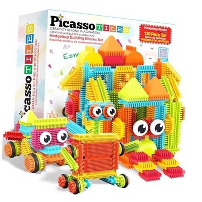 120pcs Hedgehog Interlocking Building Blocks Tiles Construction Toy 120 ...