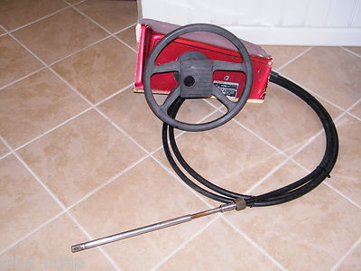 ULTRAFLEX M47 16' STEERING CABLE W/ WHEEL OFF A SEASWIRL BOAT | eBay