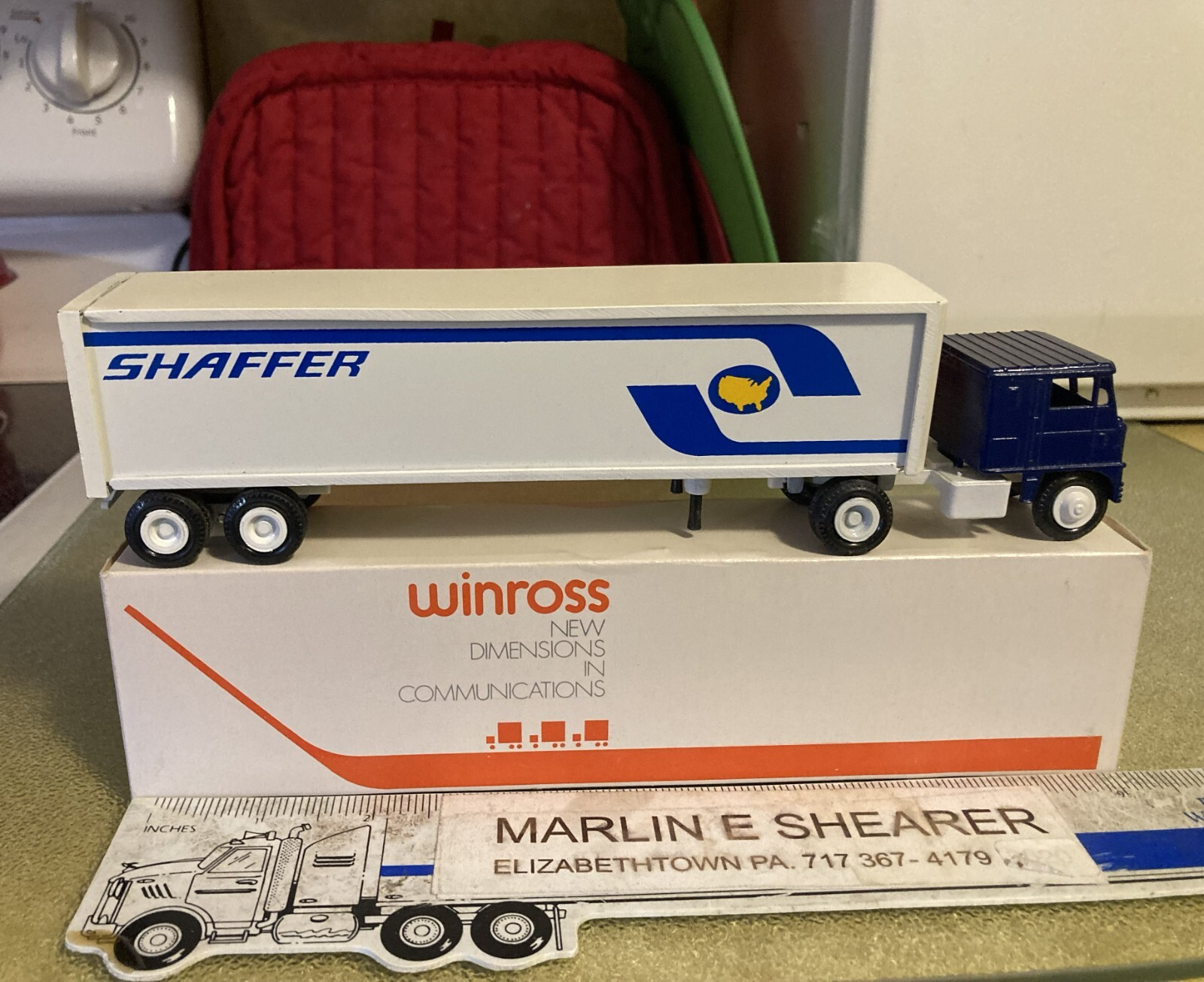 SHAFFER TRUCKING 7000 TRACTOR AND TRAILER WINROSS TRUCK | eBay